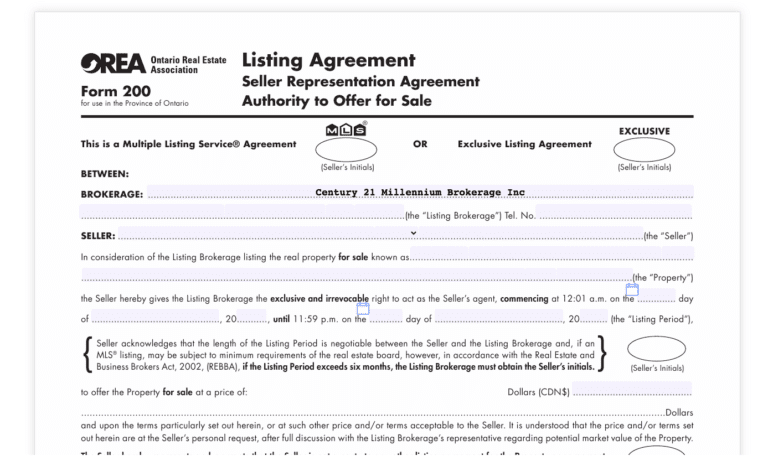 Ontario Real Estate Forms and Paperwork Explained [For Sellers and ...